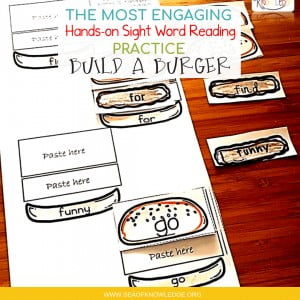 Sight Words Worksheets Free - The BEST Burgers Kids Will LOVE to Build!