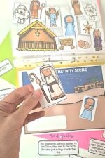Christmas Nativity Scene Printable Busy Book Binder Pages - Sea of ...