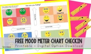 Mood Meter Chart Printable