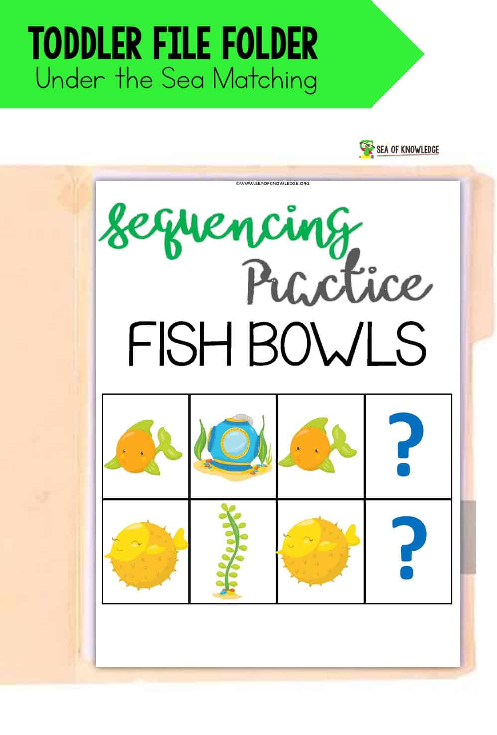 Printable Activities for Homeschool Preschool - Sea of Knowledge