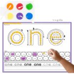 Q tip Painting Template Bundle PDF Sight Words A Fine Motor Activity