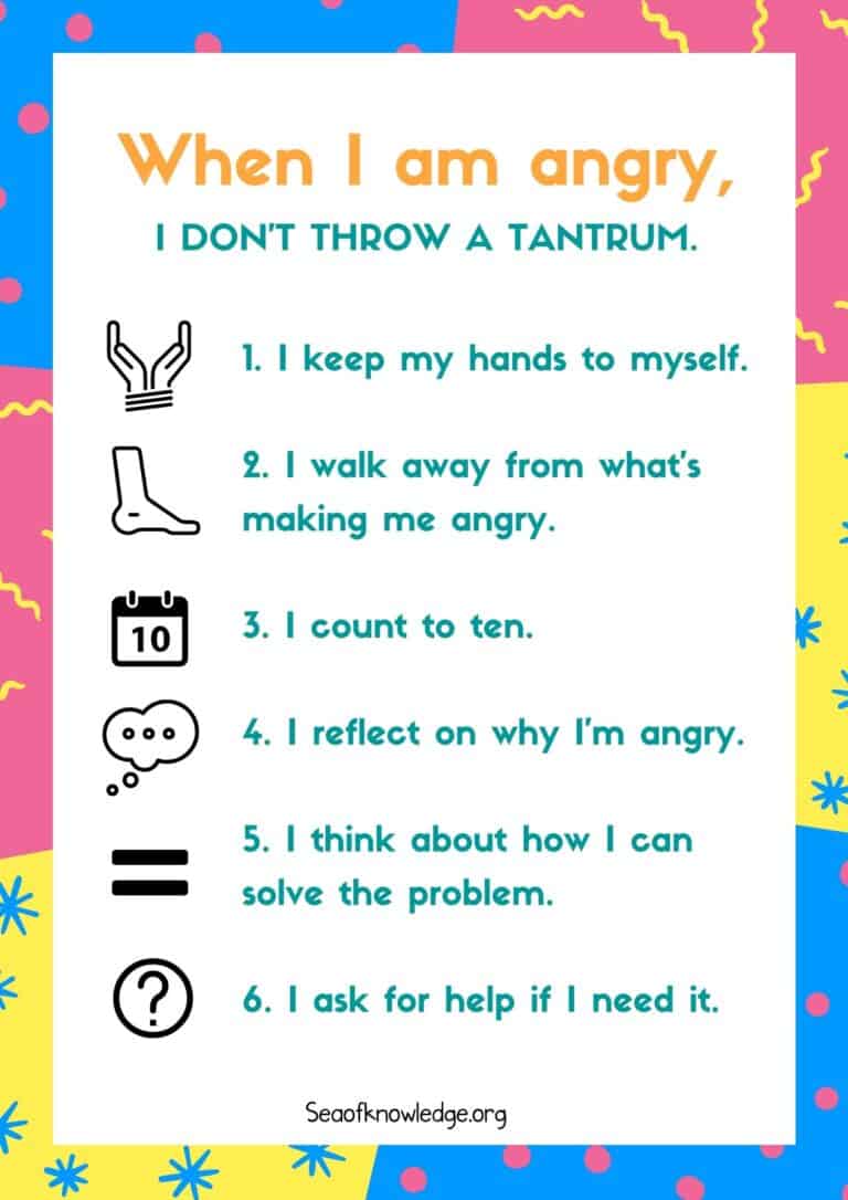 5 Best Worksheets on Anger Management for Autistic Children (Super Easy ...