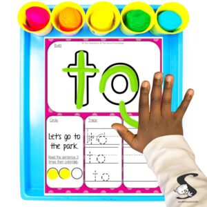 Amazing Sight Word Play Dough Mats to Try with Kids Right Now!