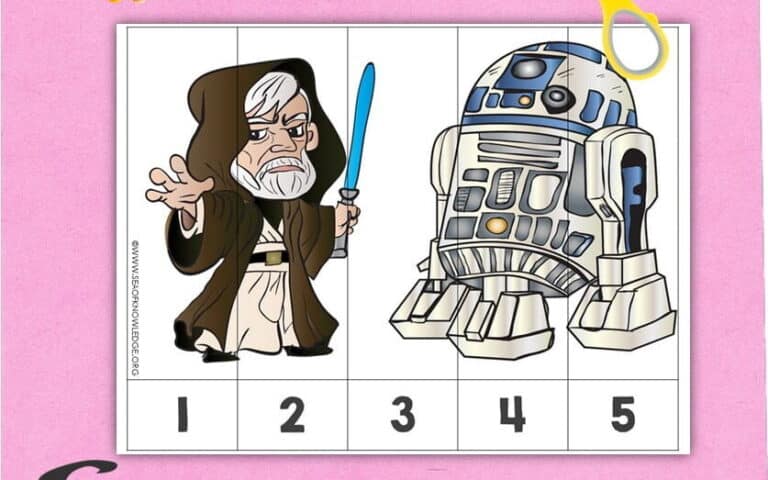 14 Star Wars Activity Sheets PDF Games for Preschool