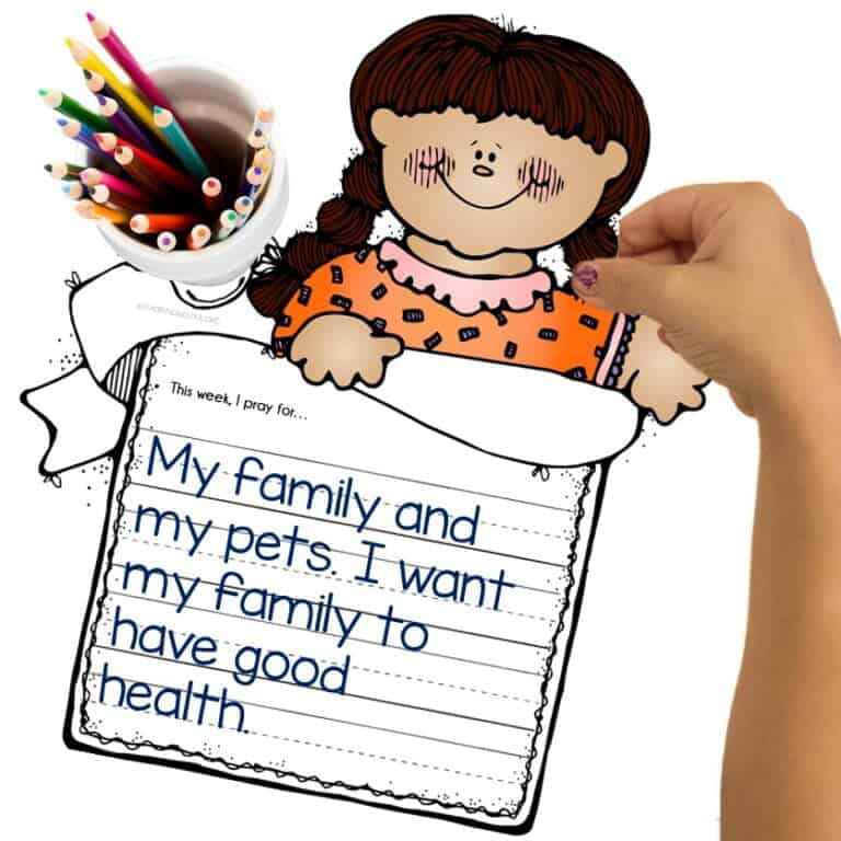 5 Easy Prayer Crafts for Preschoolers (I Can Pray Craft Printable FREE)