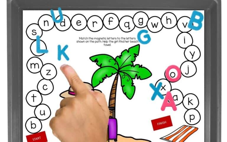 Fun Uppercase Lowercase Matching Game Printable Free