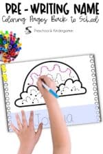 Fun Back to School Coloring Pages for Preschool (Fun Prewriting Theme ...