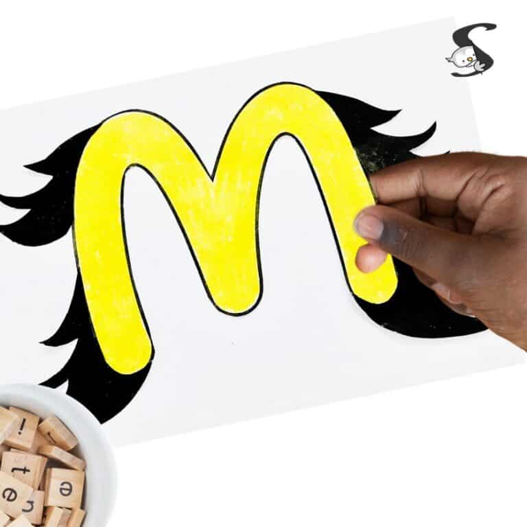 Engaging Letter M Printables One Page Mustache Craft