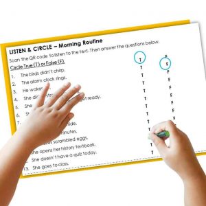 ESL Listening Activities Routines Printable Activities