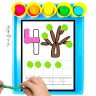 Free Playdough Number Mats Fall Tree Theme