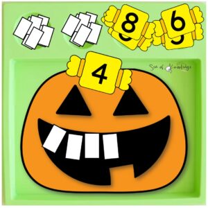 Free Printable Cutting Strips By Line Progression Pumpkin Theme