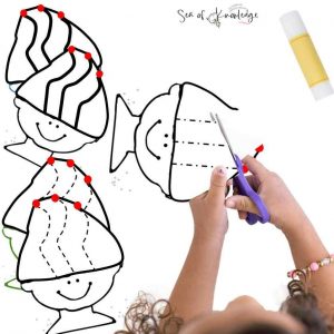 Printable Cutting Practice Hair Cutting Strips