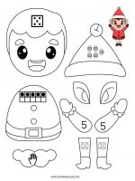 Christmas Maths Games Number Sense in Kindergarten Crafts