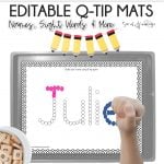 50+ Q Tip Painting Templates and Free Downloads for Preschool