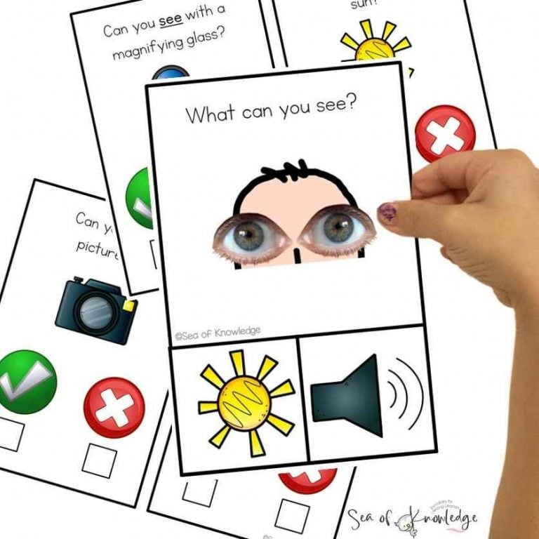 Five Senses Preschool Crafts [Step By Step Easy Craft with Download]