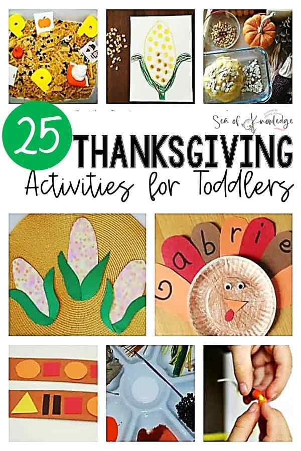 Thanksgiving Activities For Toddlers And Preschoolers Fun Hands on Games