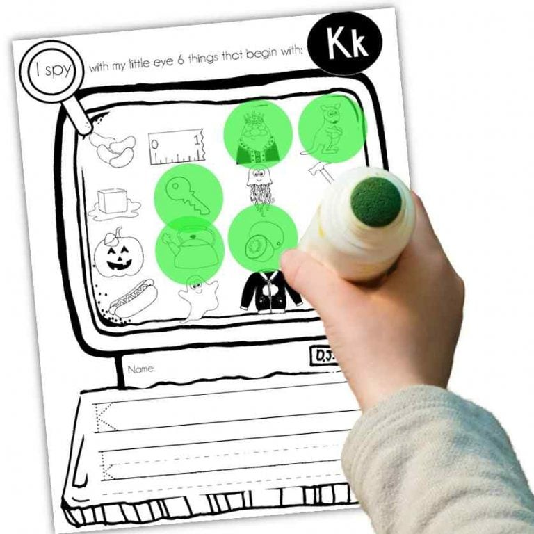 Beginning Sounds Games I Spy Printables