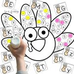 Disguise Turkey Template Alphabet Game