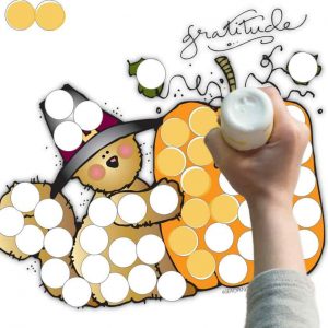 Thanksgiving Dot Printables Easy Print and Go Sheets