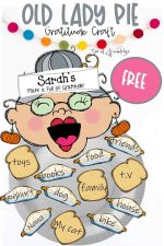 There was an old lady who swallowed a pie activities [Fun Gratitude Craft]