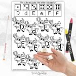 Letter Recognition Activities Reindeer Alphabet [Roll Find and Color]