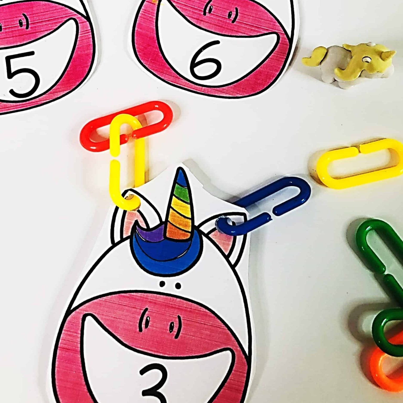 Unicorn Mat Preschool Math Activities Super Simple and Fun! - Sea of ...