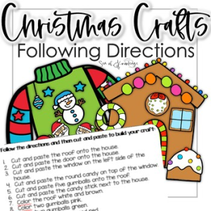 Ugly Christmas Sweater Craft Name Printable for Kids