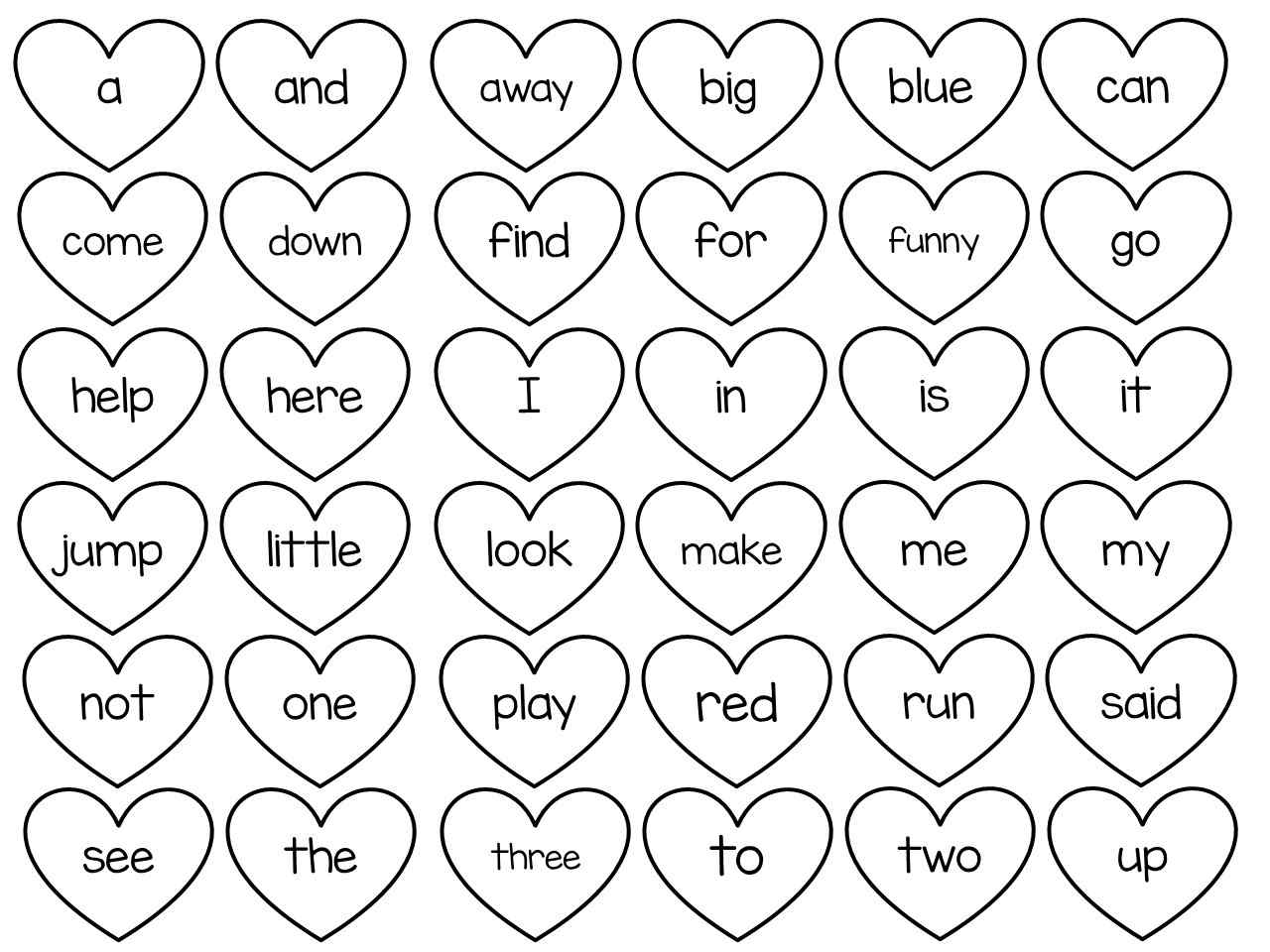 Valentine Sight Word Activities [Printable Snail Craft]