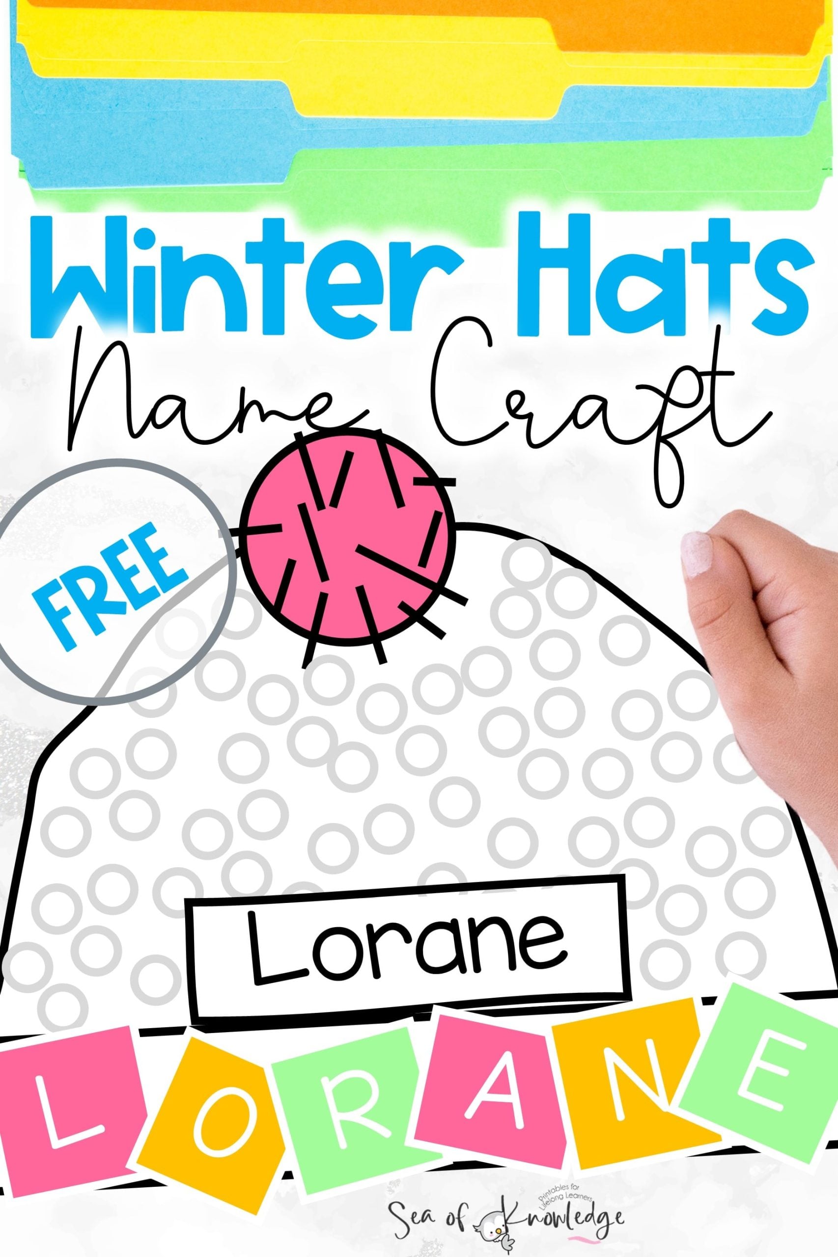 Winter Craft Preschool Hat Template [Free Download]