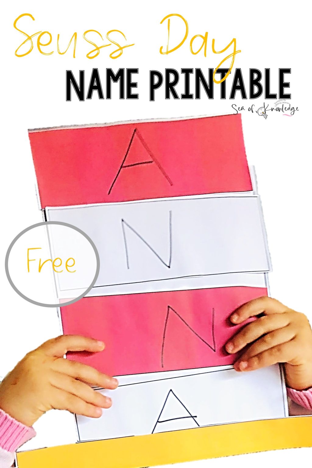 Celebrate Dr Seuss Birthday Activities [Printable Name Craft]