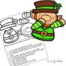 Leprechaun Following Directions Craft