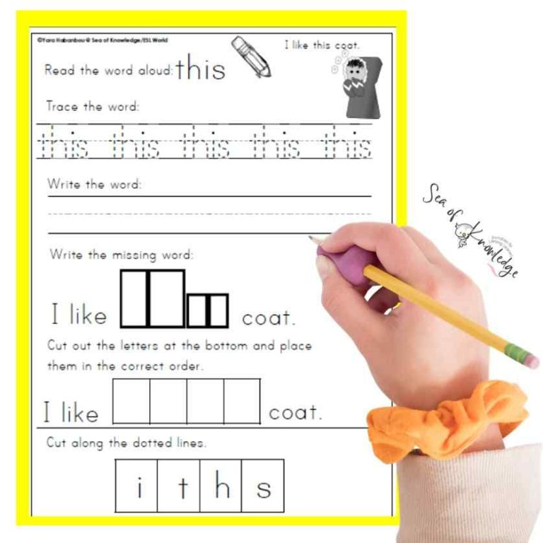 Digraph Th Worksheets Printables and Games
