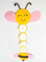 Bee Life Cycle Craft [Free Template]