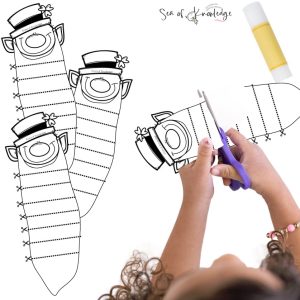 Leprechaun Scissor Skills Worksheets