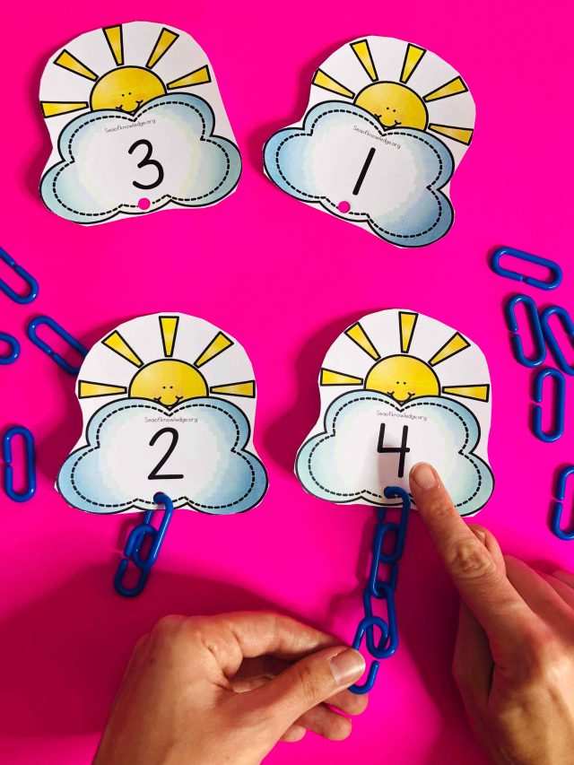 Hands on One to One Correspondence Counting Flamingo Legs