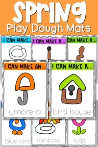 Spring Playdough Mats Free