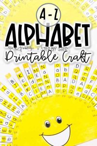 Alphabet Craft Letters Sunrays Craft