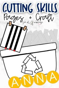 Earth Day Cutting Activities + Super Cute Craft - Sea of Knowledge