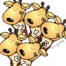 Printable Counting Cards Giraffe Heads Plastic Links