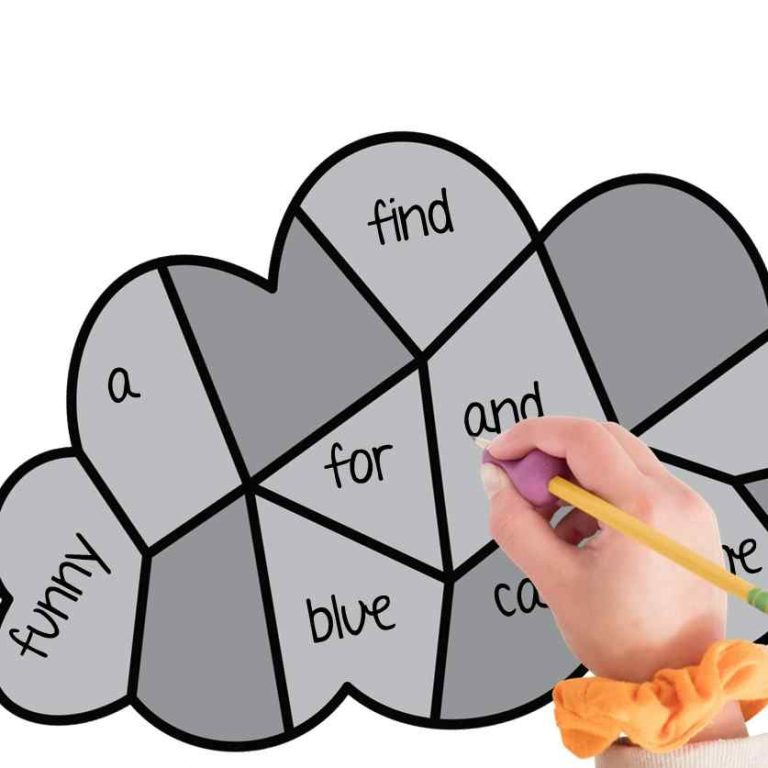 Spring Sight Word Craft Easy Printable