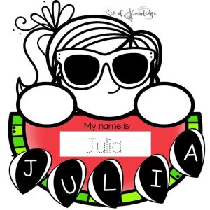 Printable Name Plates for Desk: Adding a Prehistoric Dinosaur Pop to ...
