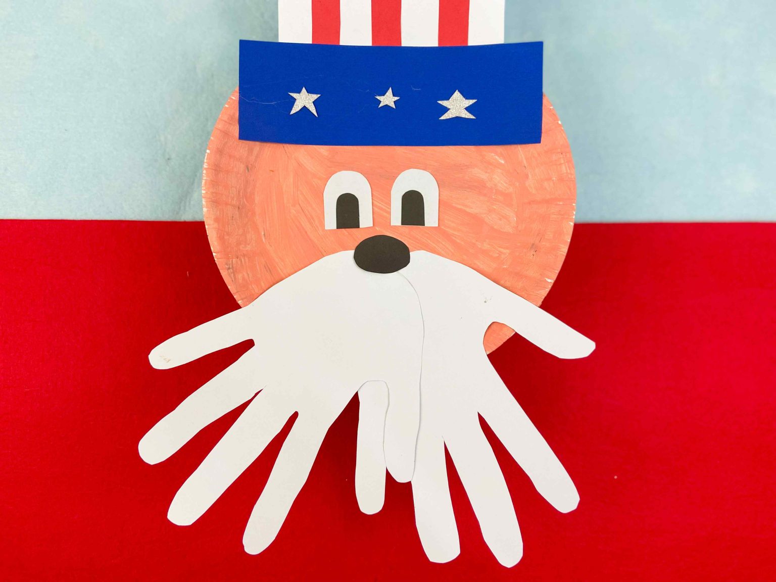 4th July Hat Craft Featuring Uncle Sam: Step by Step Directions + Download