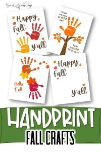 Fall Handprint Crafts: Download a Set of Fun Template Crafts for Kids