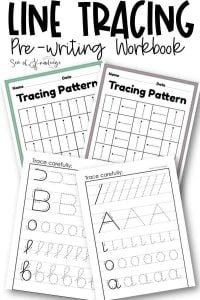 Line Tracing Printable Worksheets: Enhancing Pre-Writing Skills for ...