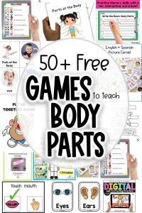 50+ Body Parts Games for Preschoolers: Download Over 30 Games Free