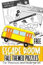 Printable Escape Rooms: Fall Riddles with Secret Codes