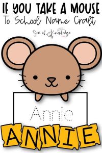 If You Take a Mouse to School Crafts and Printables: Fun and ...