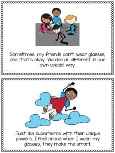 Wearing Glasses Social Story: Guide and Activities for Kids