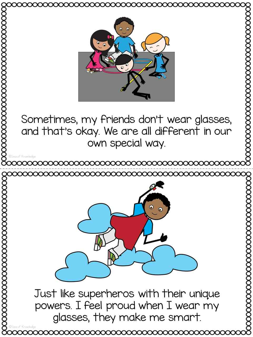 Wearing Glasses Social Story: Guide and Activities for Kids