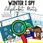 Winter Beginning Sounds Activities Build a Snowman Sensory Rice Tub